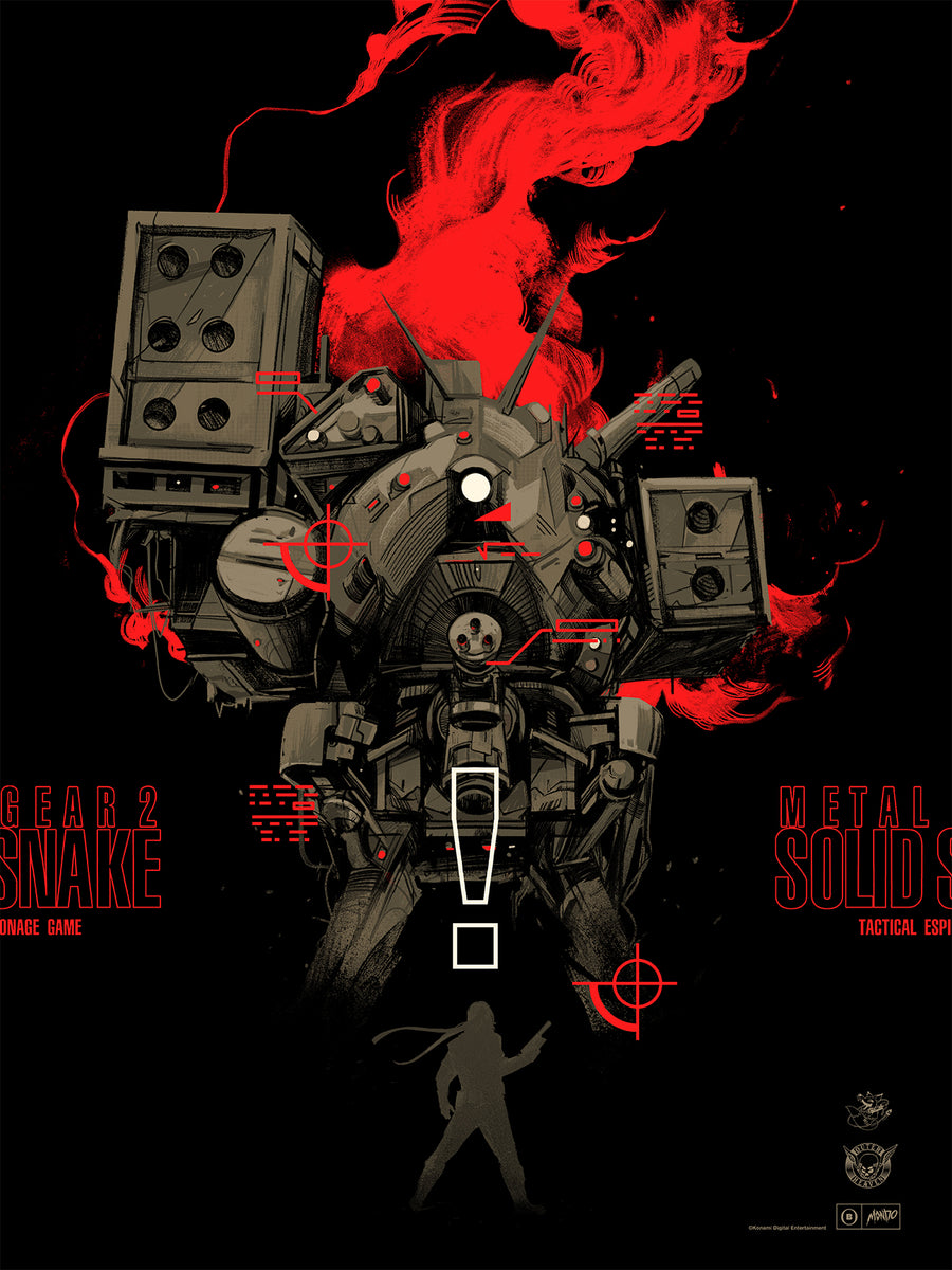 Metal Gear 2: Solid Snake - Black Konami Variant edition – Oliver Barrett